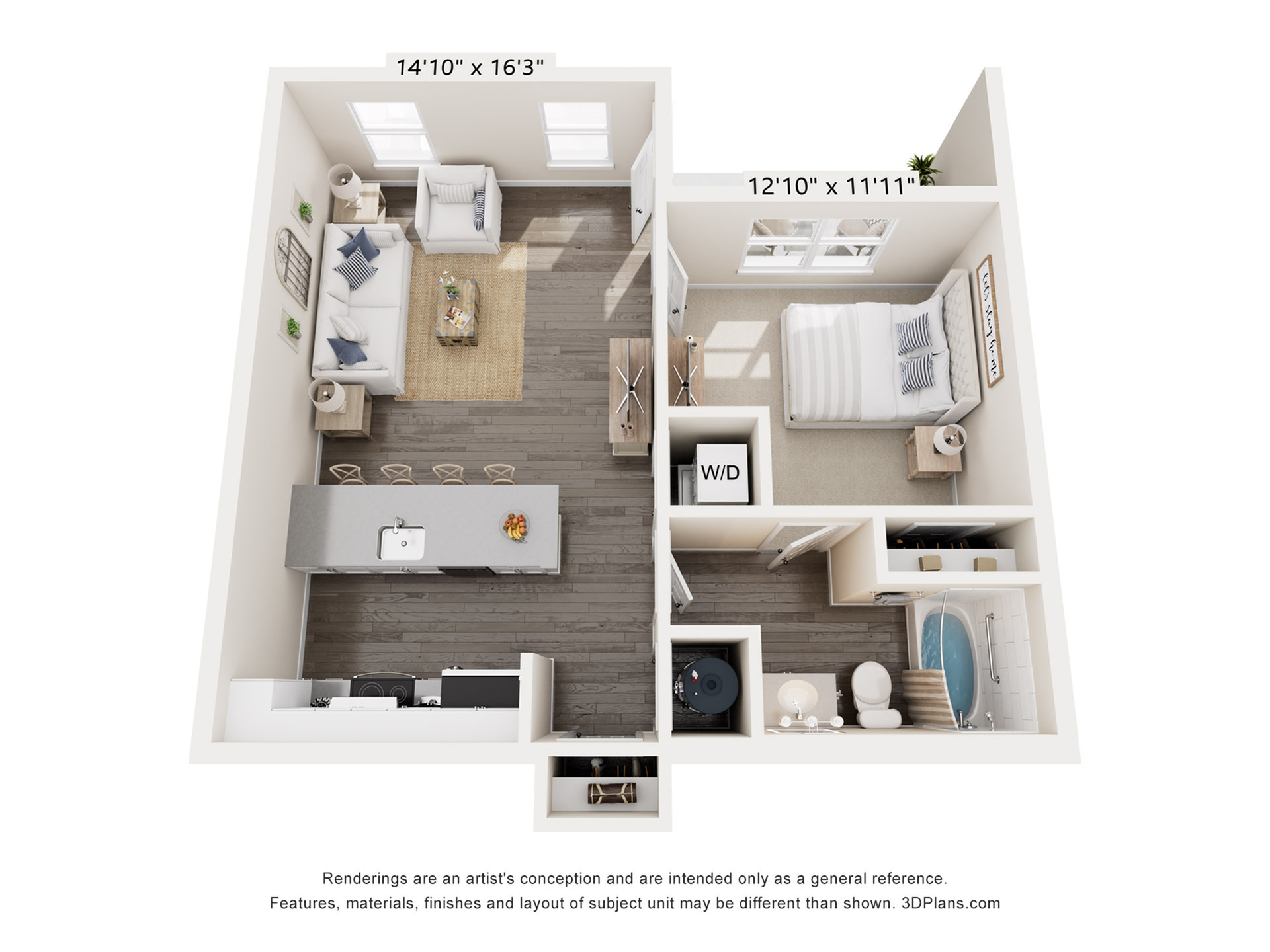 Alfa | 1 Bed Apartment | Maverick Modern Apartments