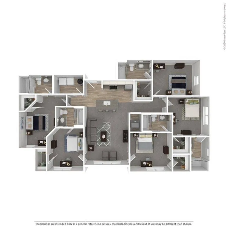 5 Bedroom Apartments | University Edge | Student Housing