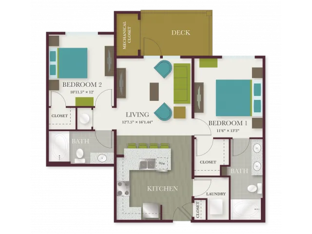 1 - 3 Bed Apartments - Check Availability | Cambridge Square Apartments