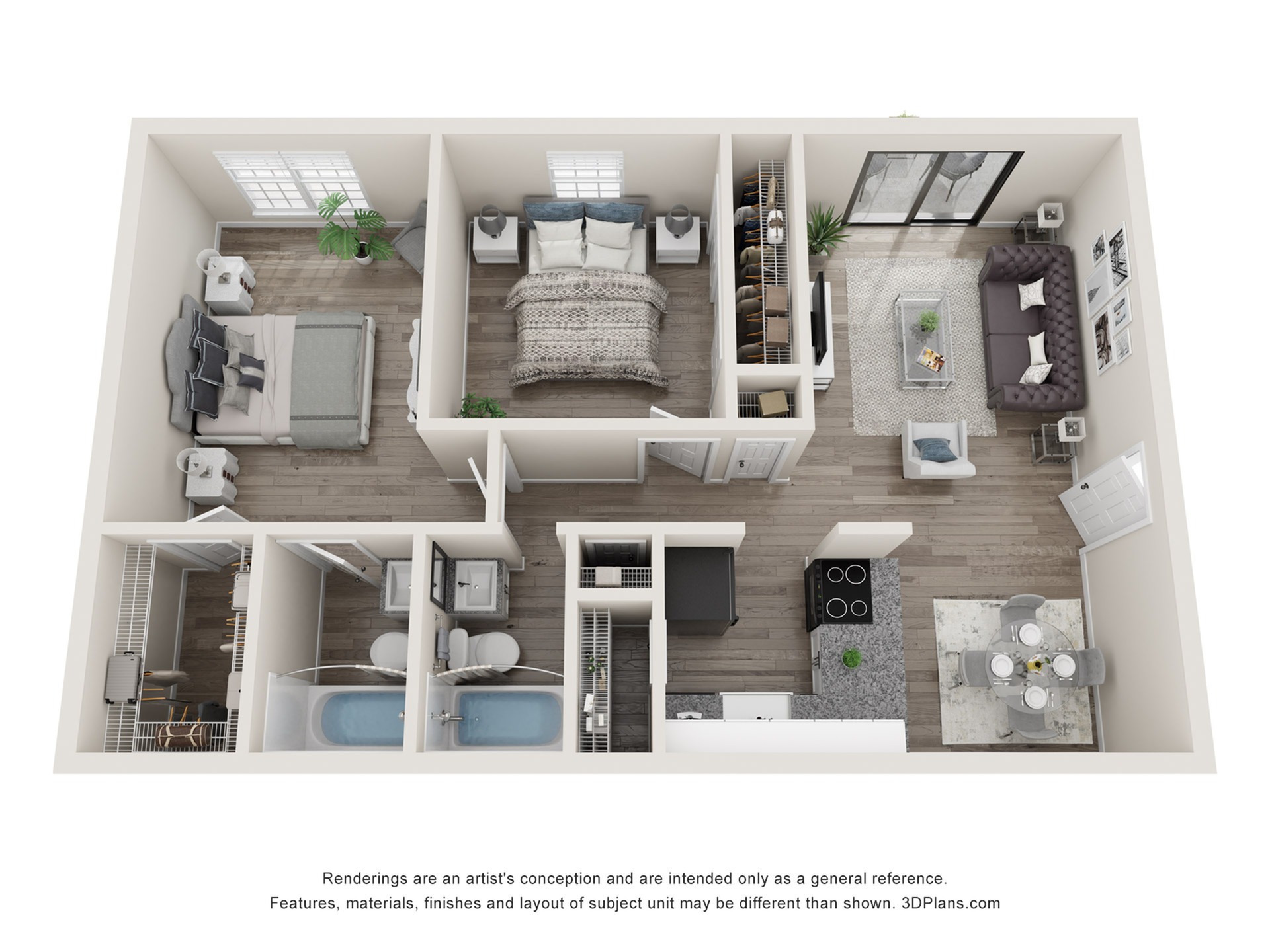 Floor Plans | Pelham Place North Apartments in Greenville | Greenville ...