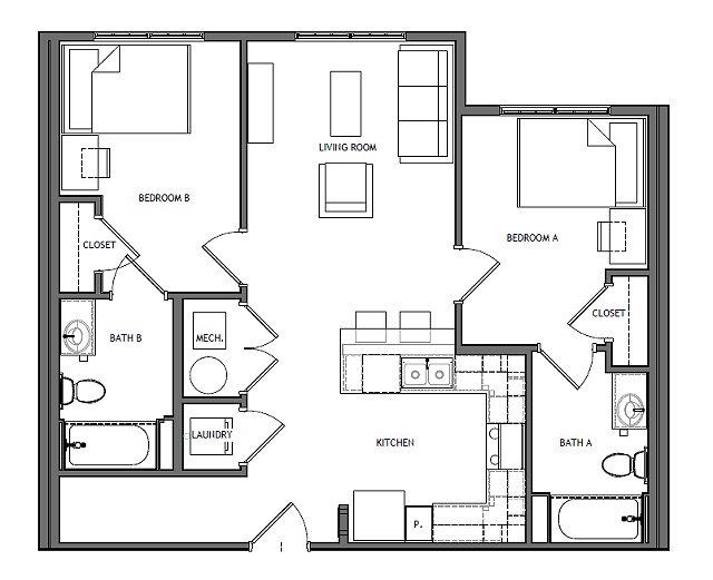 The Flats on University Apartment Rentals