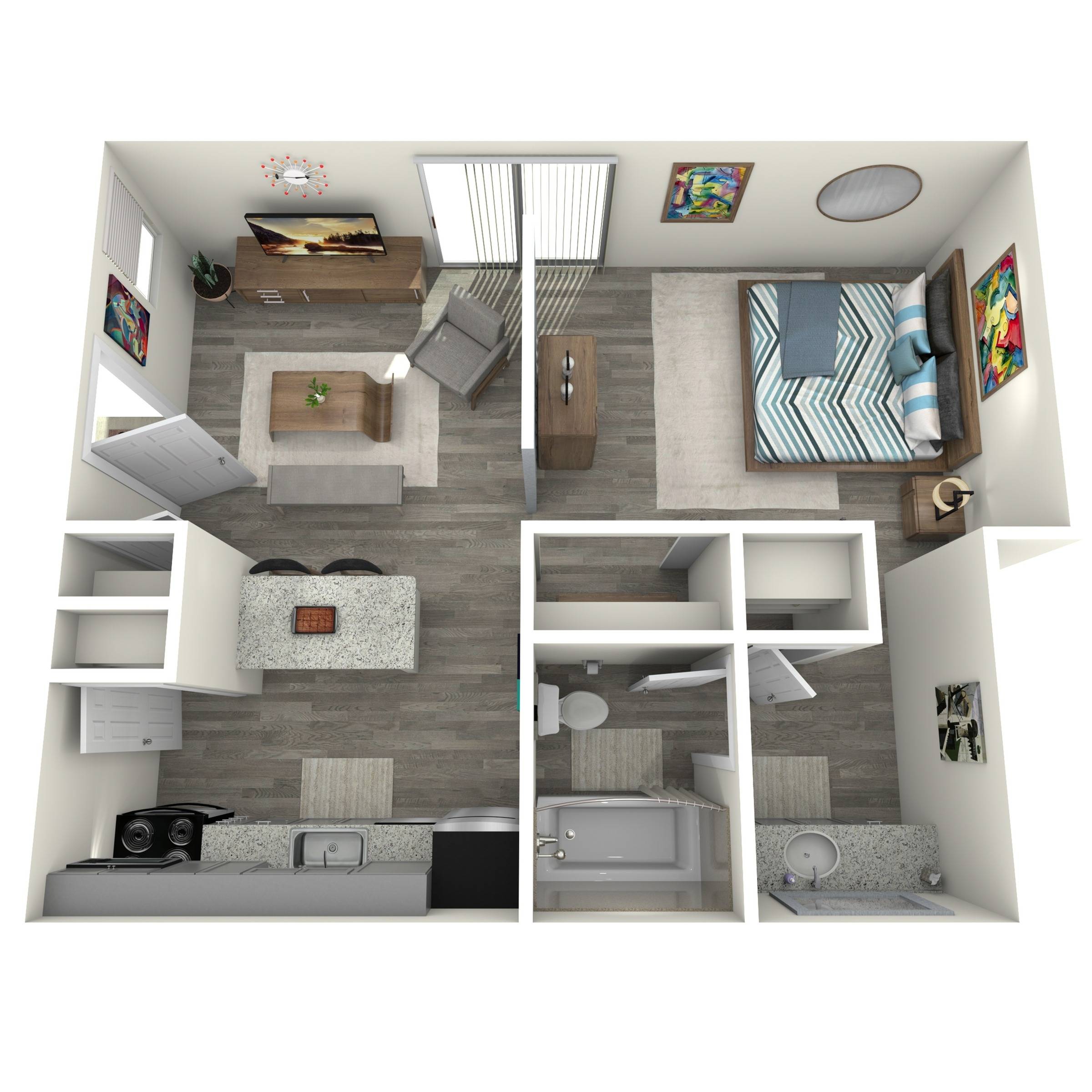 Studio - 2 Bed Apartments - Check Availability | The Co-Op at the Med ...