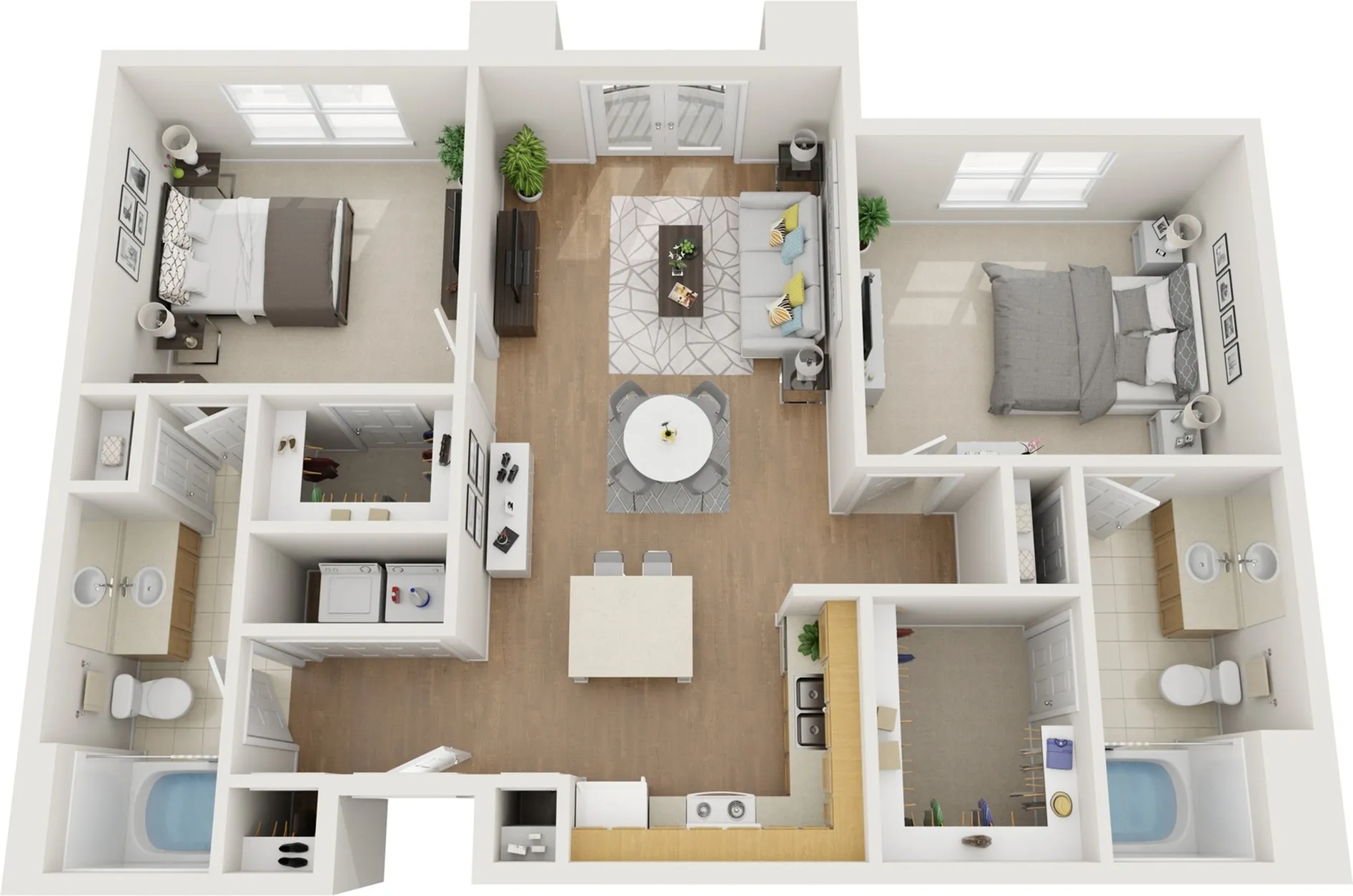 B20a - Chestnut | 2 Bed Apartment | Oasis at Piney Point