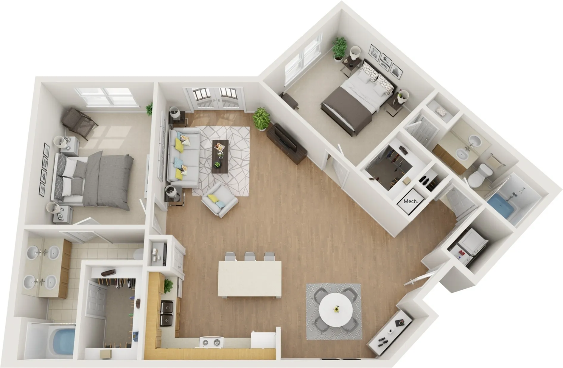 1 - 3 Bed Apartments - Check Availability | Oasis at Piney Point