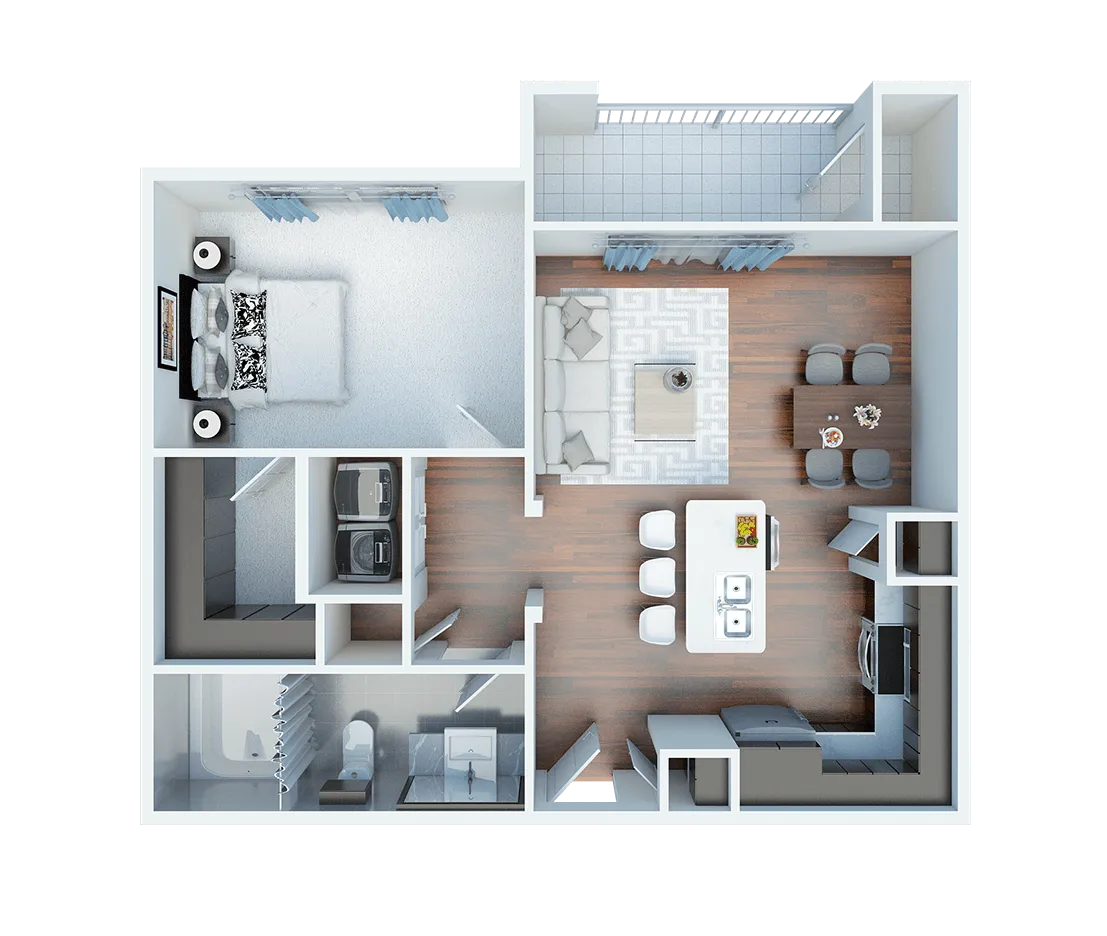 1 - 3 Bed Apartments - Check Availability | The View at Crown Ridge