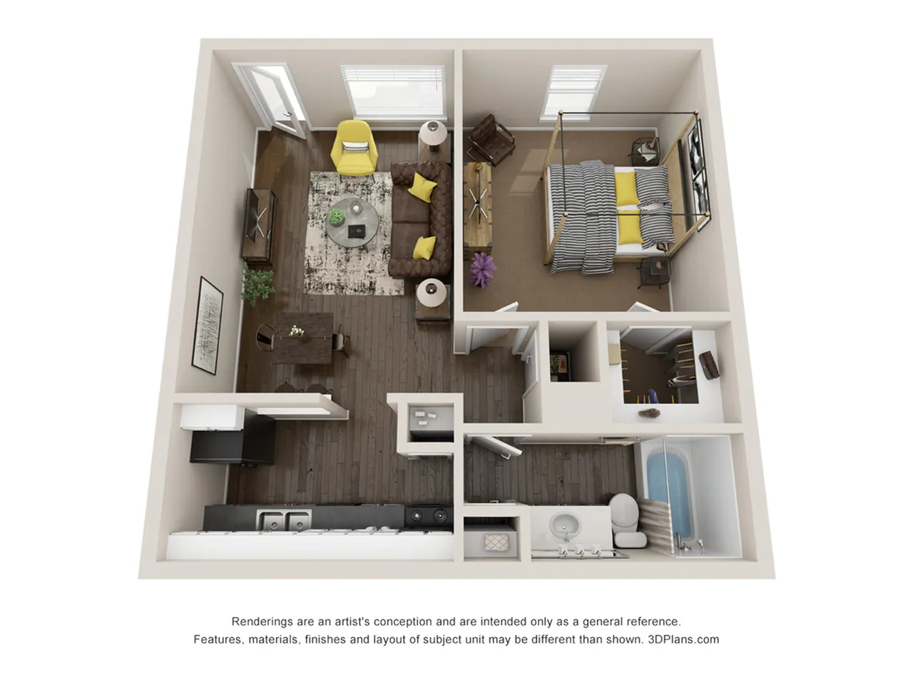 A1R | 1 Bed Apartment | Flats on 12