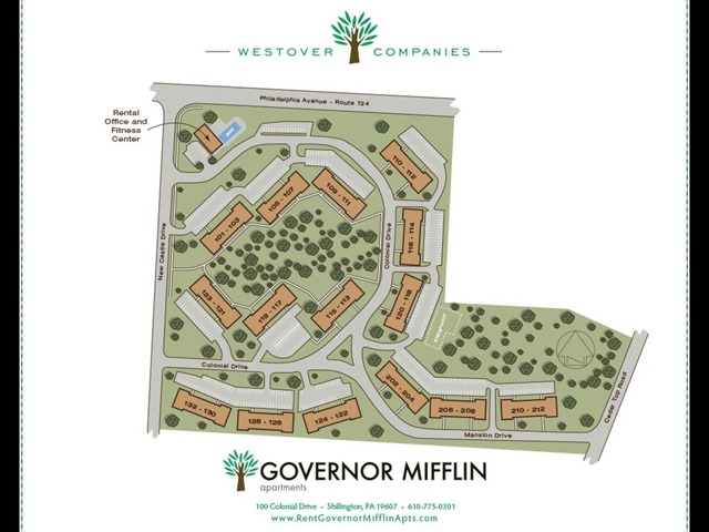 Rentals Near Reading PA | Directions to Governor Mifflin Apartments