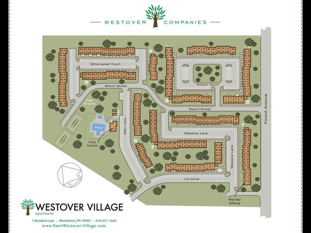 Rentals in Norristown PA | Directions to Westover Village apartments