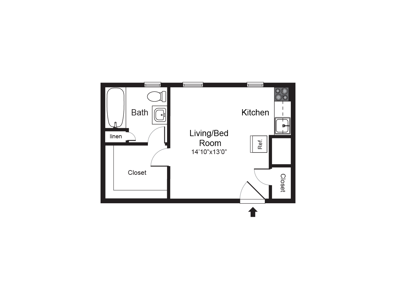 Trolley Square Wilmington Apartments | Delfe Apartments | Floor Plans