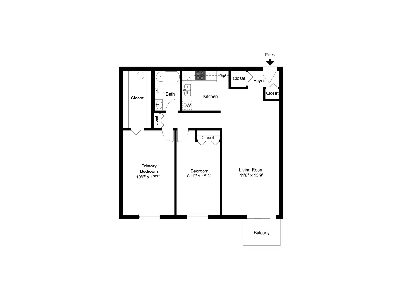 2 Bedroom Apartments | Valley Forge Suites