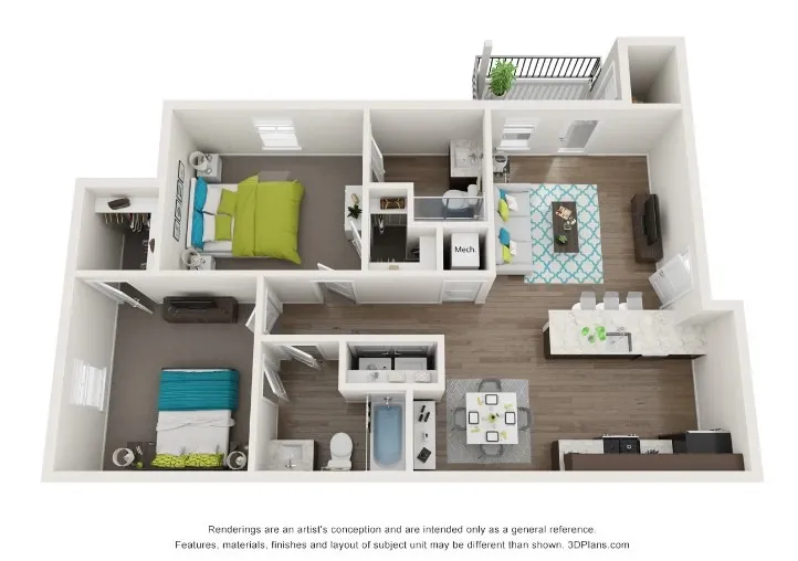 Lakeside | 2 Bed Apartment | Waters Edge