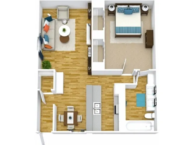 Studio - 2 Bed Apartments - Check Availability | Fox Trail Apartments