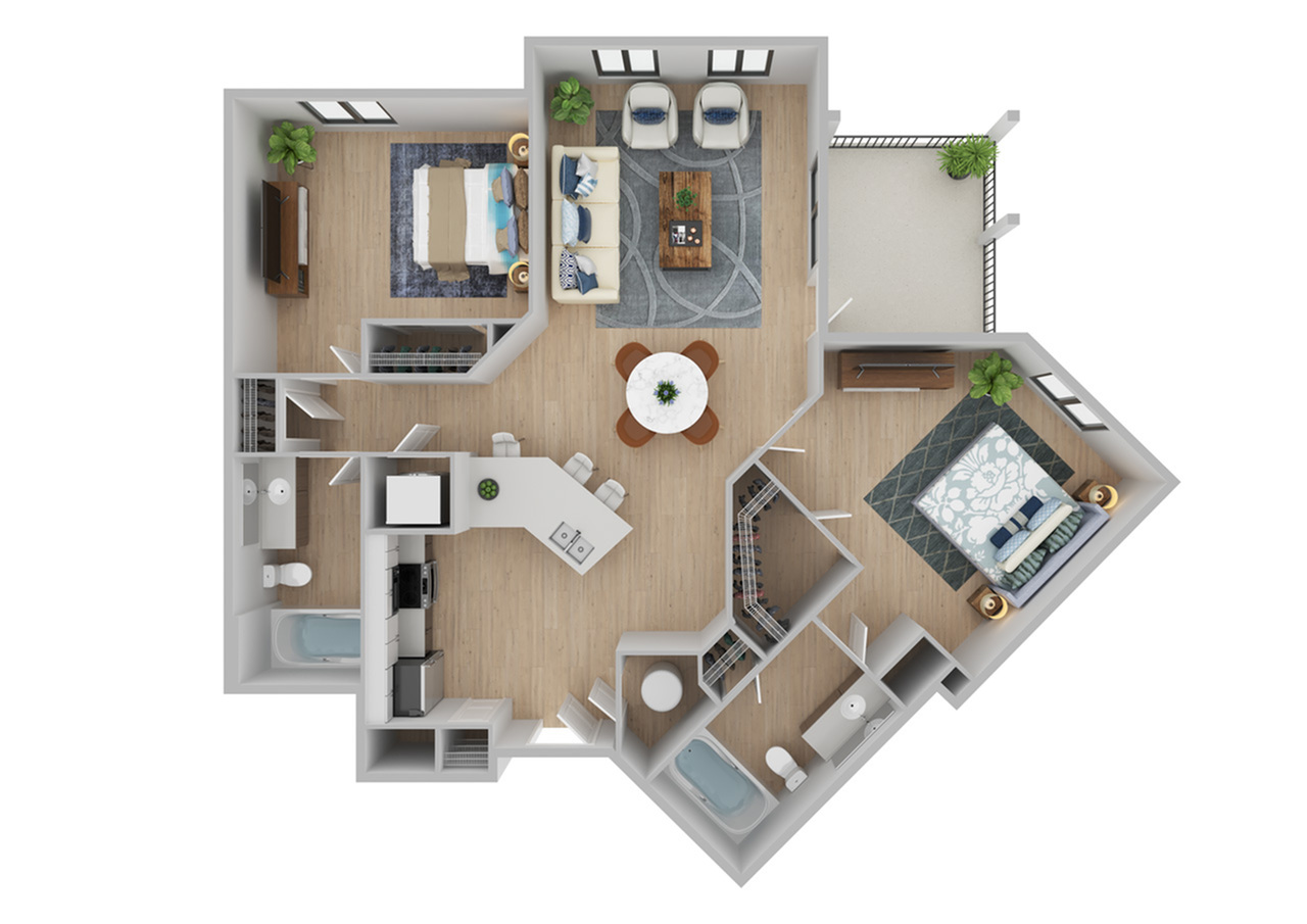 Daniel Island SC Apartments | Talison Row | Floor Plans