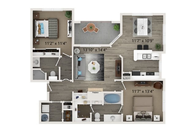 Mesquite Texas Apartments | Floor Plans | Anthem Town East