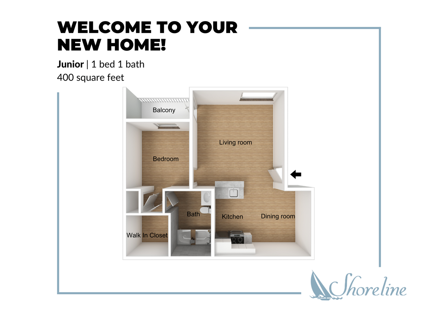 1 - 2 Bed Apartments - Check Availability | Shoreline Apartments