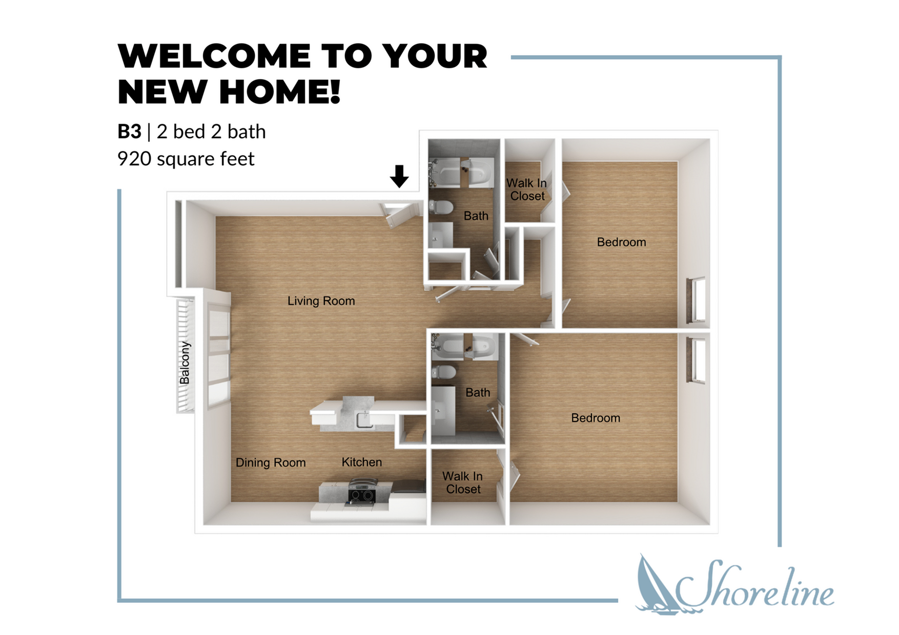 1 - 2 Bed Apartments - Check Availability | Shoreline Apartments