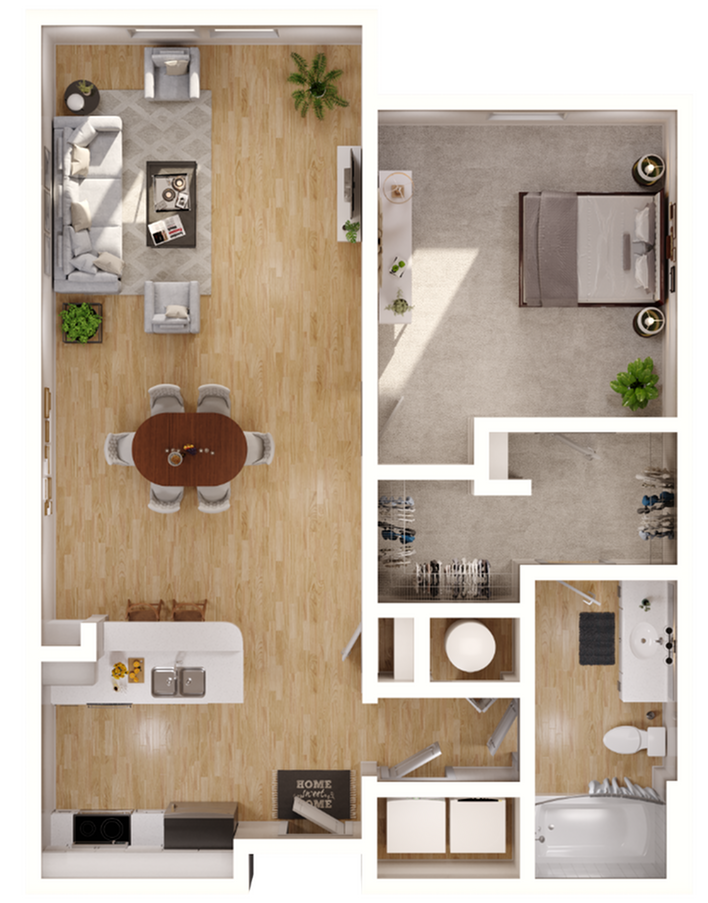 Floor Plans | The Addison at South Tryon Apartments in South Charlotte