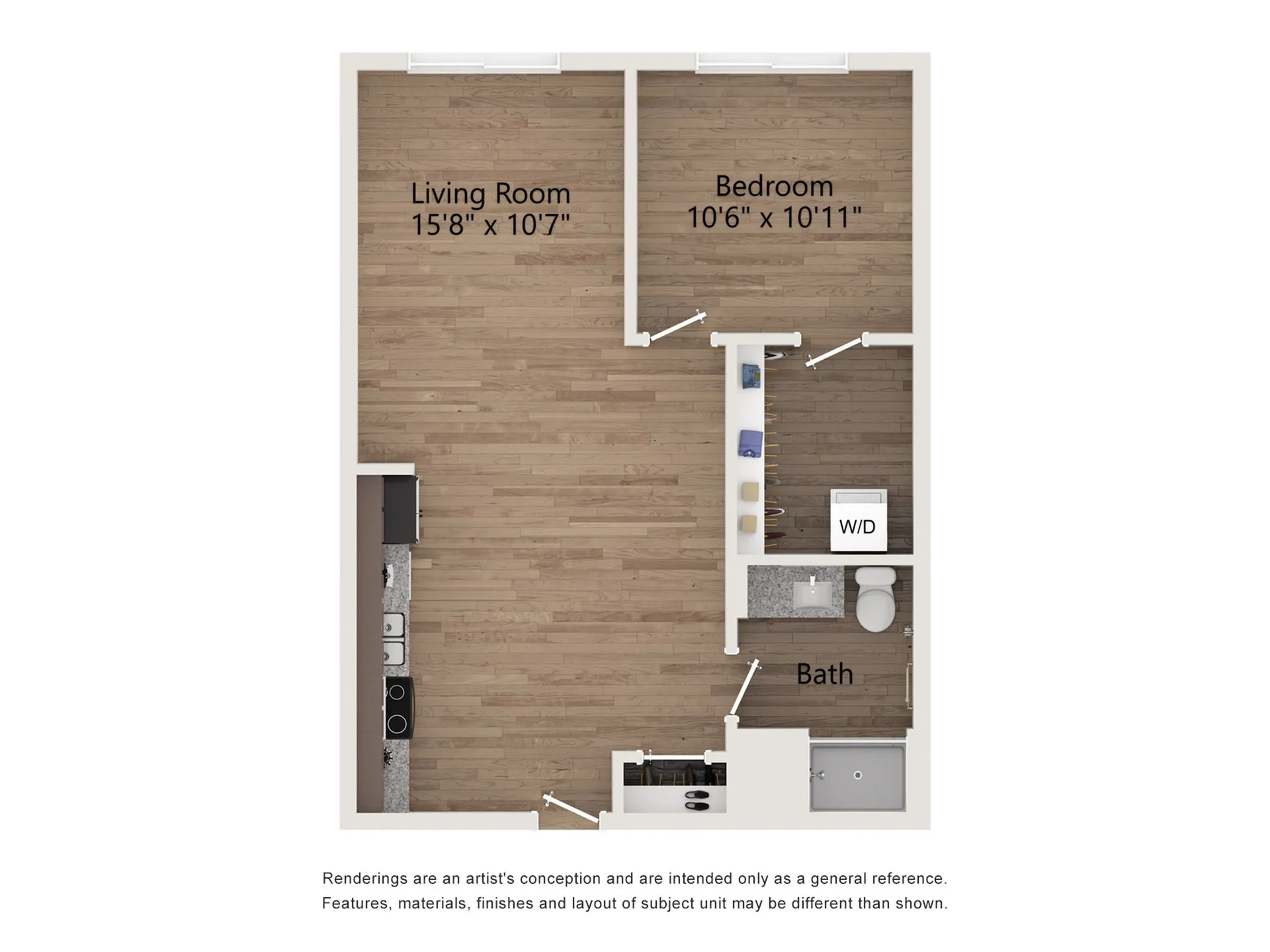 Studio - 2 Bed Apartments - Check Availability | The Brooke on Bagley