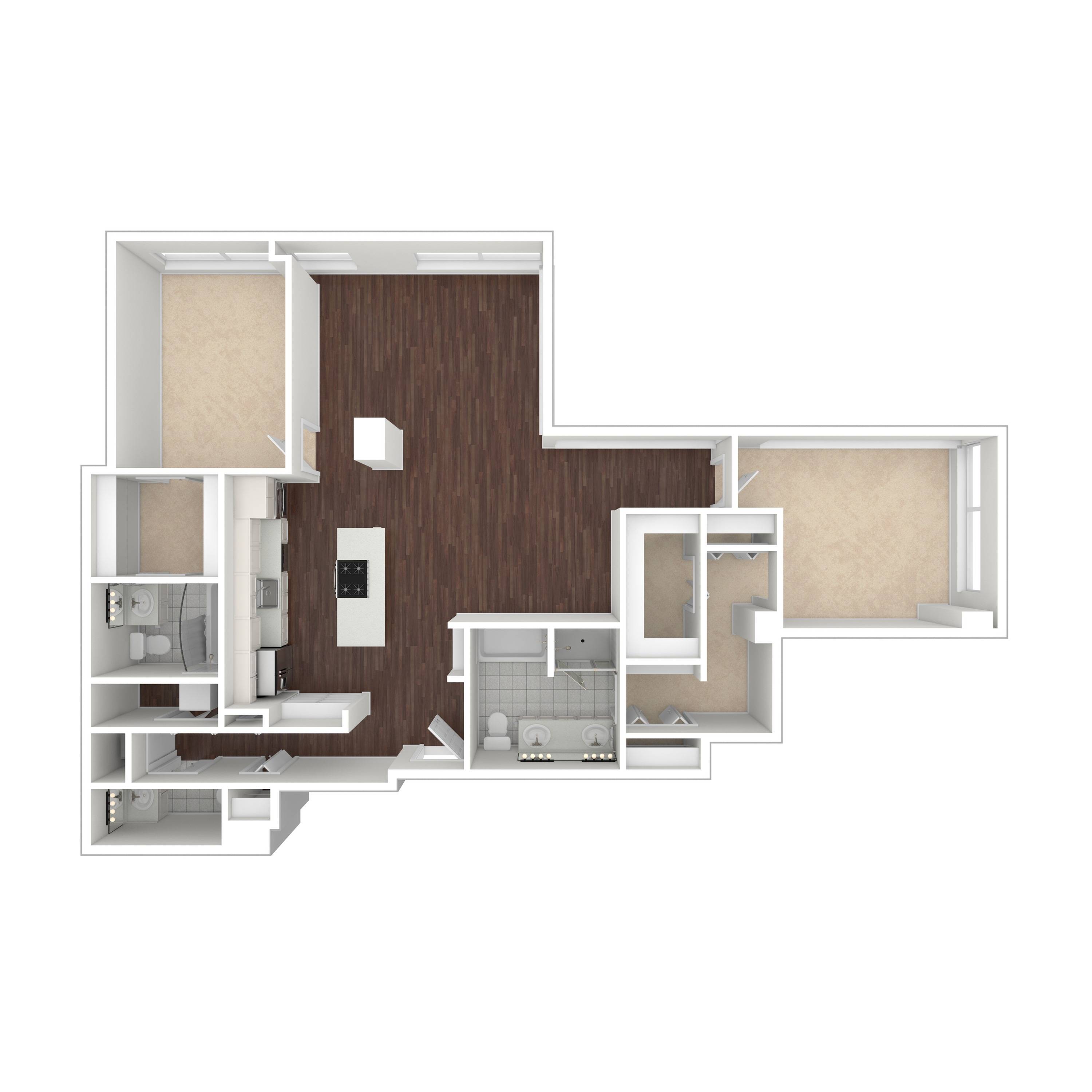 Penthouse b9.2 | 2 Bed Apartment | Kinects Tower