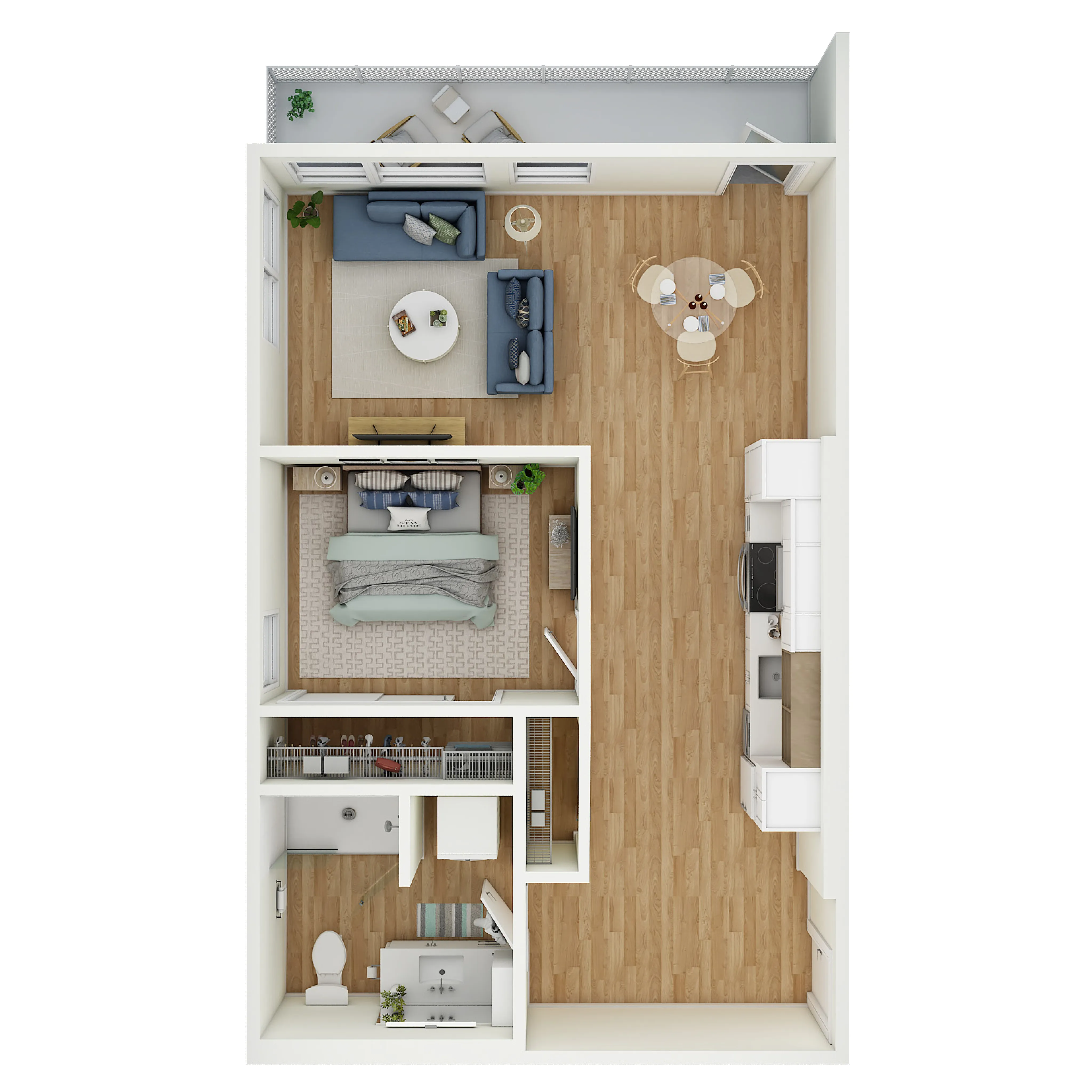 1x1 - a16.1 | 1 Bed Apartment | Liza Eastlake