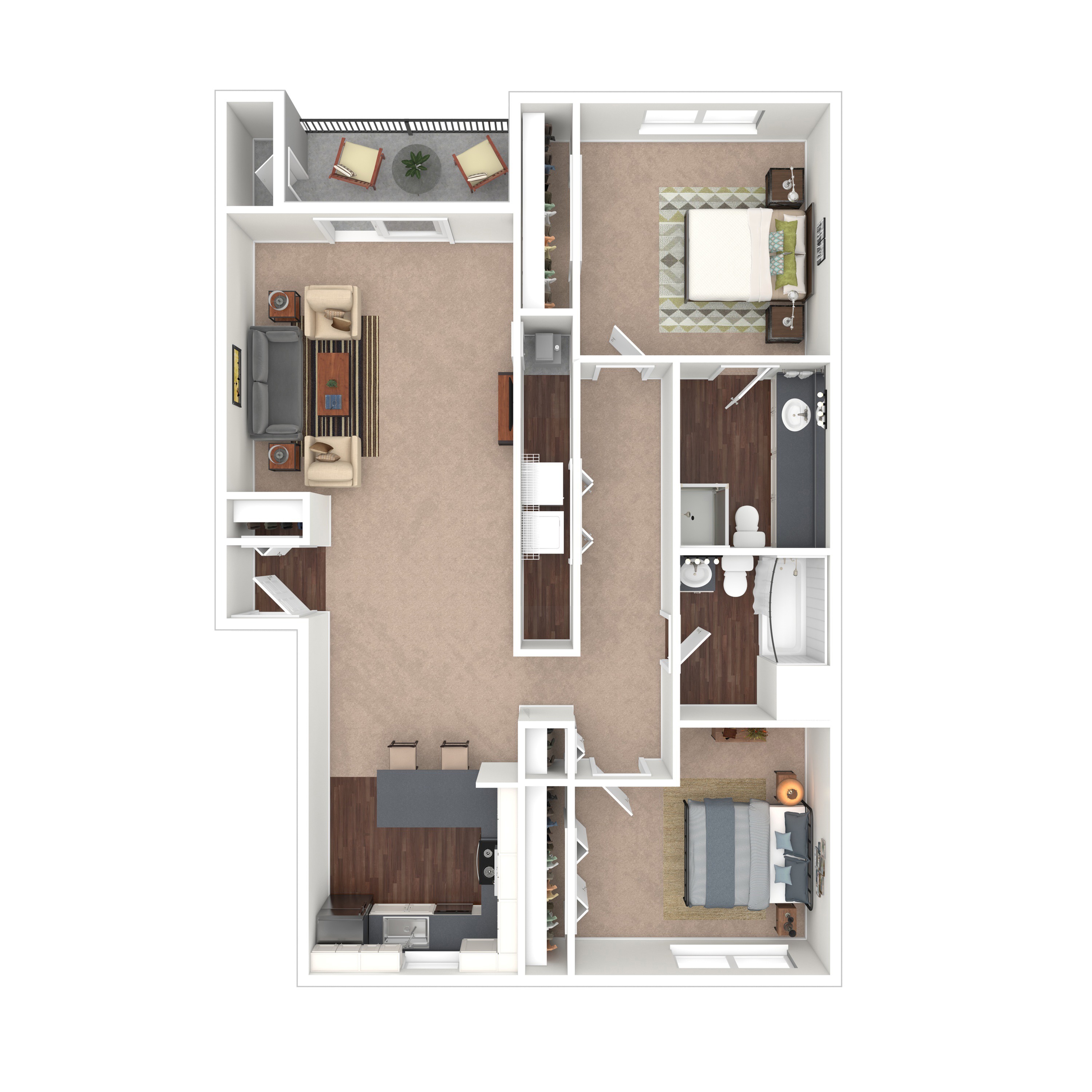 2x2 R | 2 Bed Apartment | Springbrook