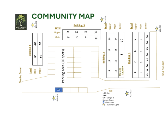 1 - 2 Bed Apartments - Check Availability | Willow Grove Apartments