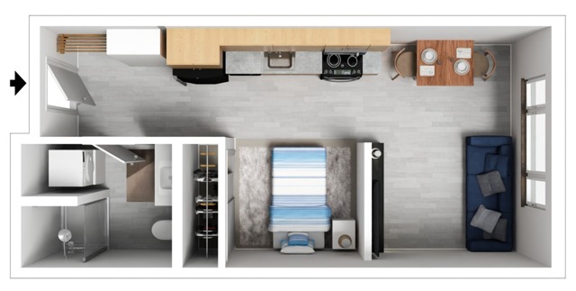 Studio & 1-bedroom floor plans | Apartments in Anchorage, AK