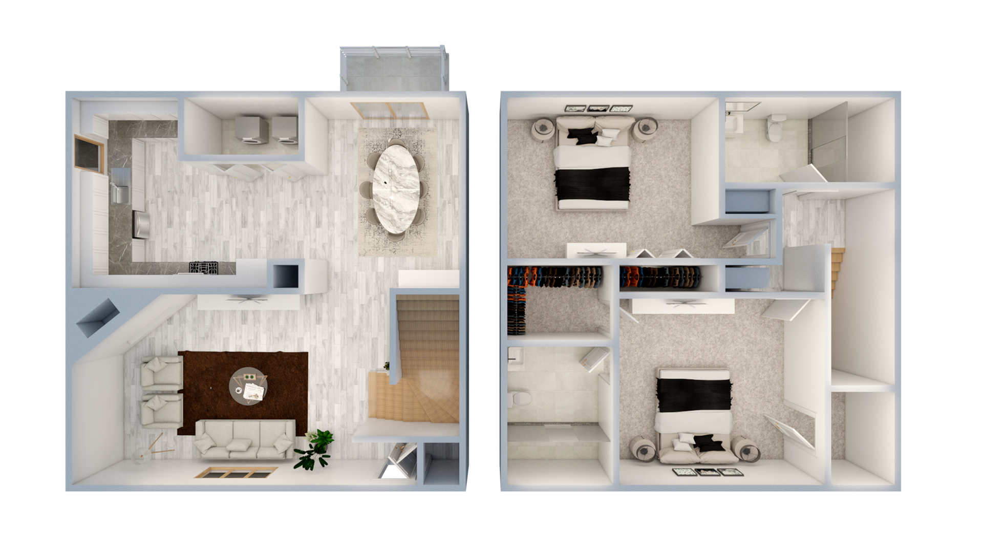 B1-2x2TH Renovated | 2 Bed Apartment | Stonebridge Manor