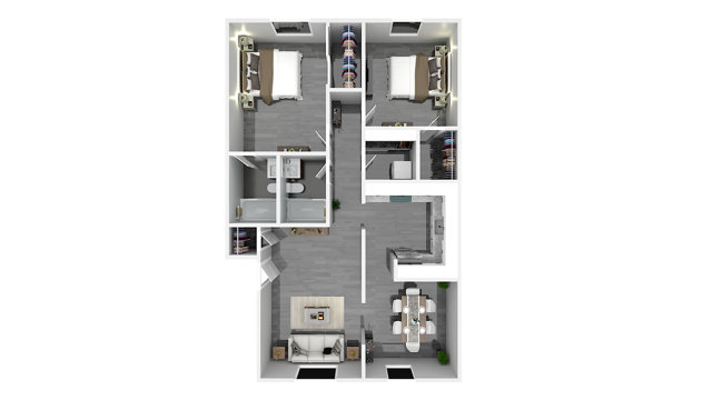 2 - 3 Bed Apartments - Check Availability | Augusta Square Apartments