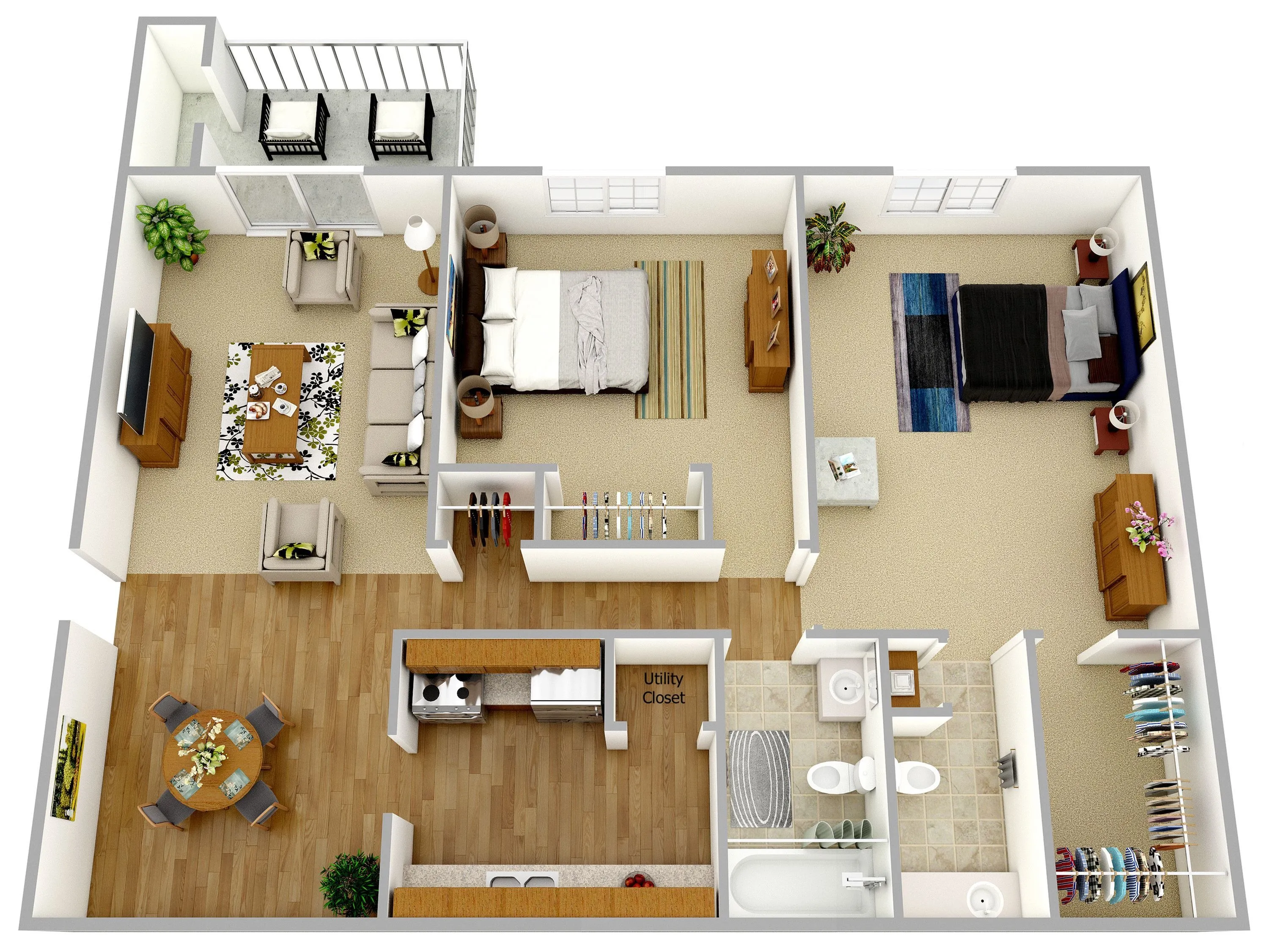 1 - 2 Bed Apartments - Check Availability | Regency Apartments