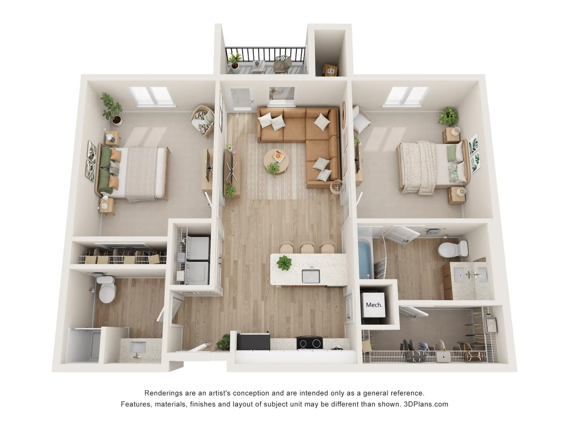 Studio - 2 Bed Apartments - Check Availability | Parkside Apartments