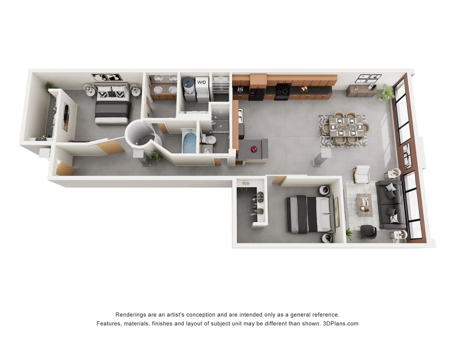 1 - 3 Bed Apartments - Check Availability | Bogen | Urban Chic Lofts