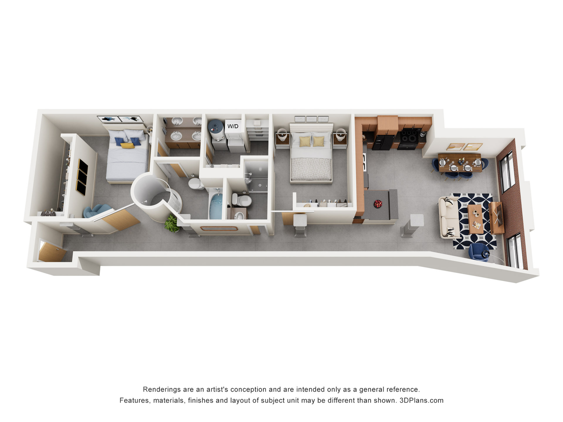 1 - 3 Bed Apartments - Check Availability | Bogen | Urban Chic Lofts