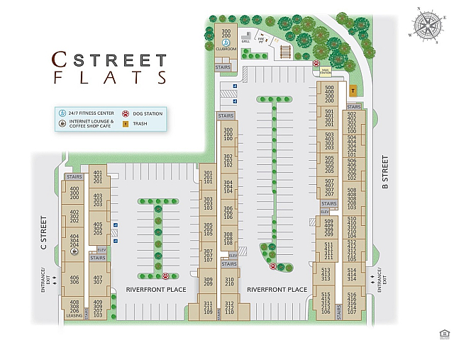See What's Nearby | C Street Flats
