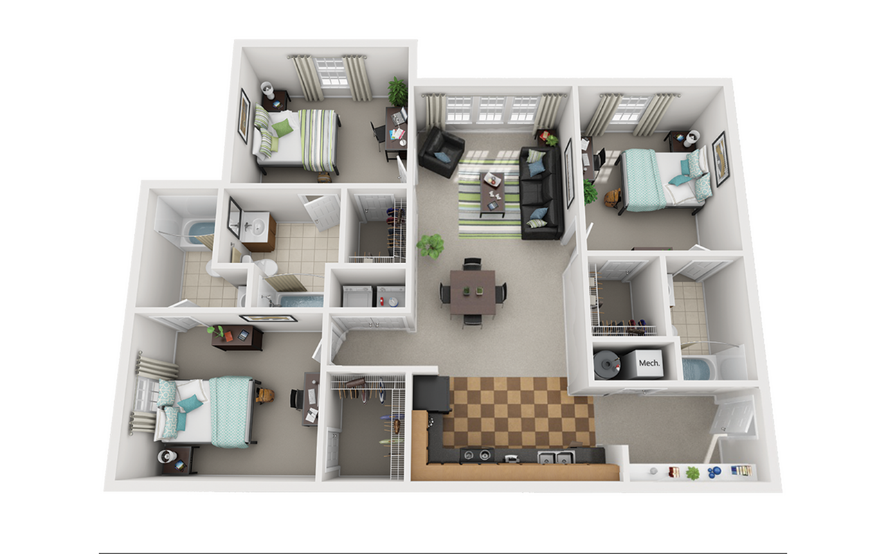 2909 Oliver Apartment Rentals