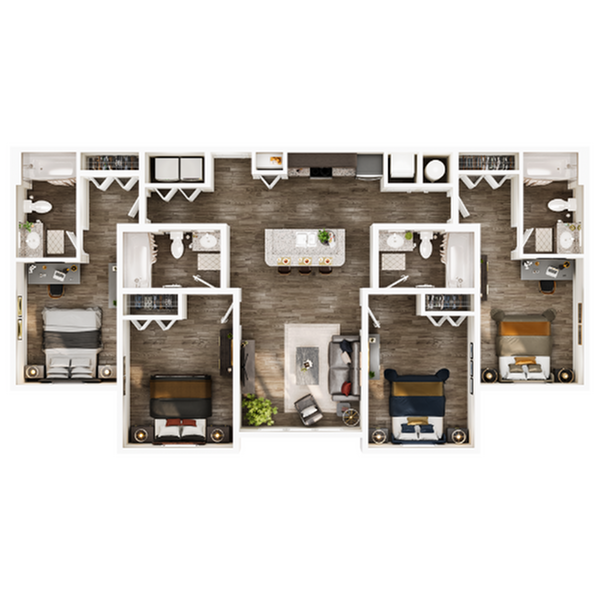 4BR/4BA - Platinum | 4 Bed Apartment | NxNW