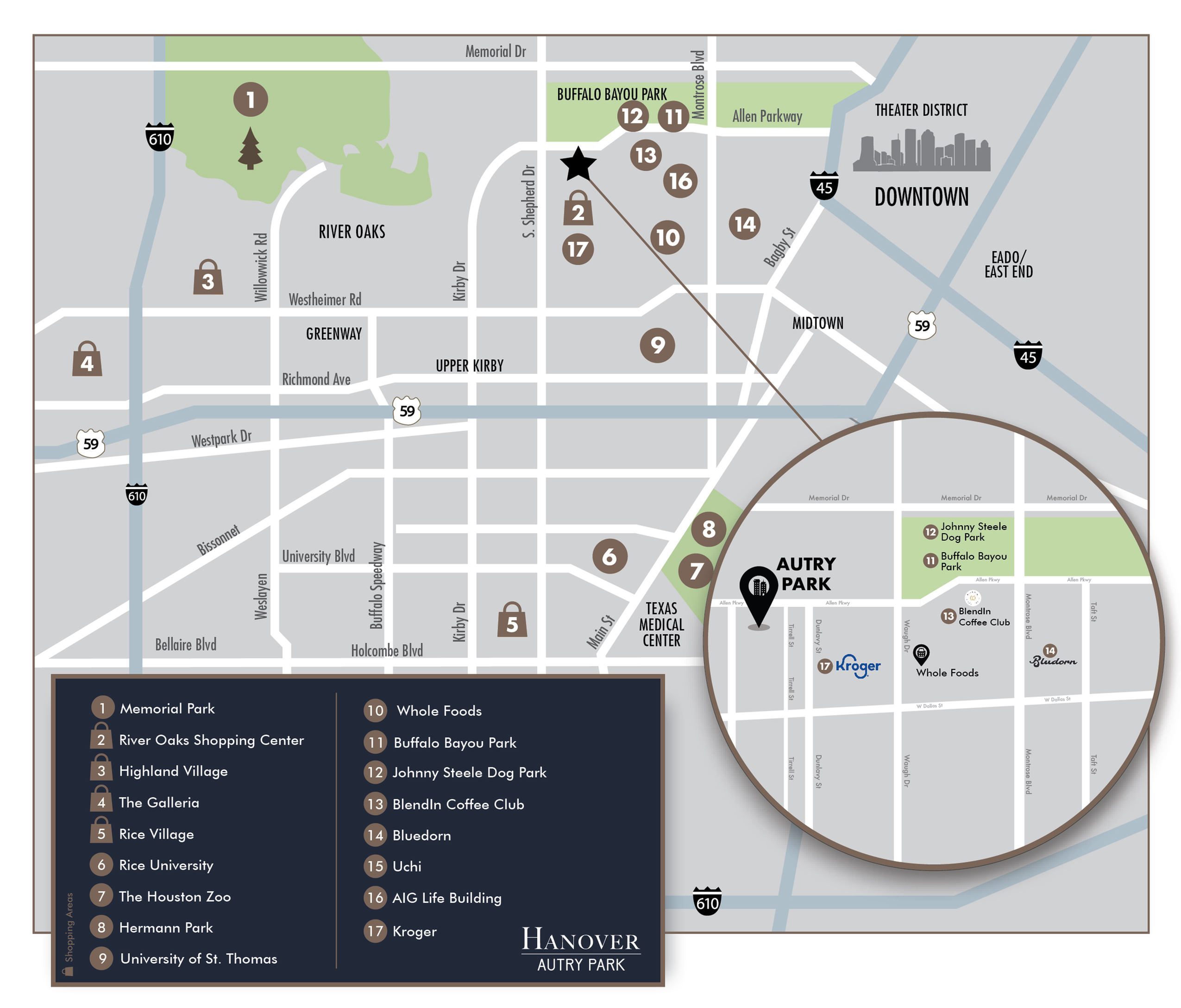 Apartments Near Allen Parkway | Hanover Autry Park