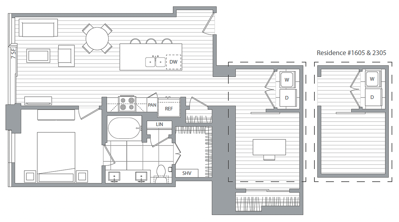 Floor Plans | Hanover Republic Square | Luxury Austin Apartments