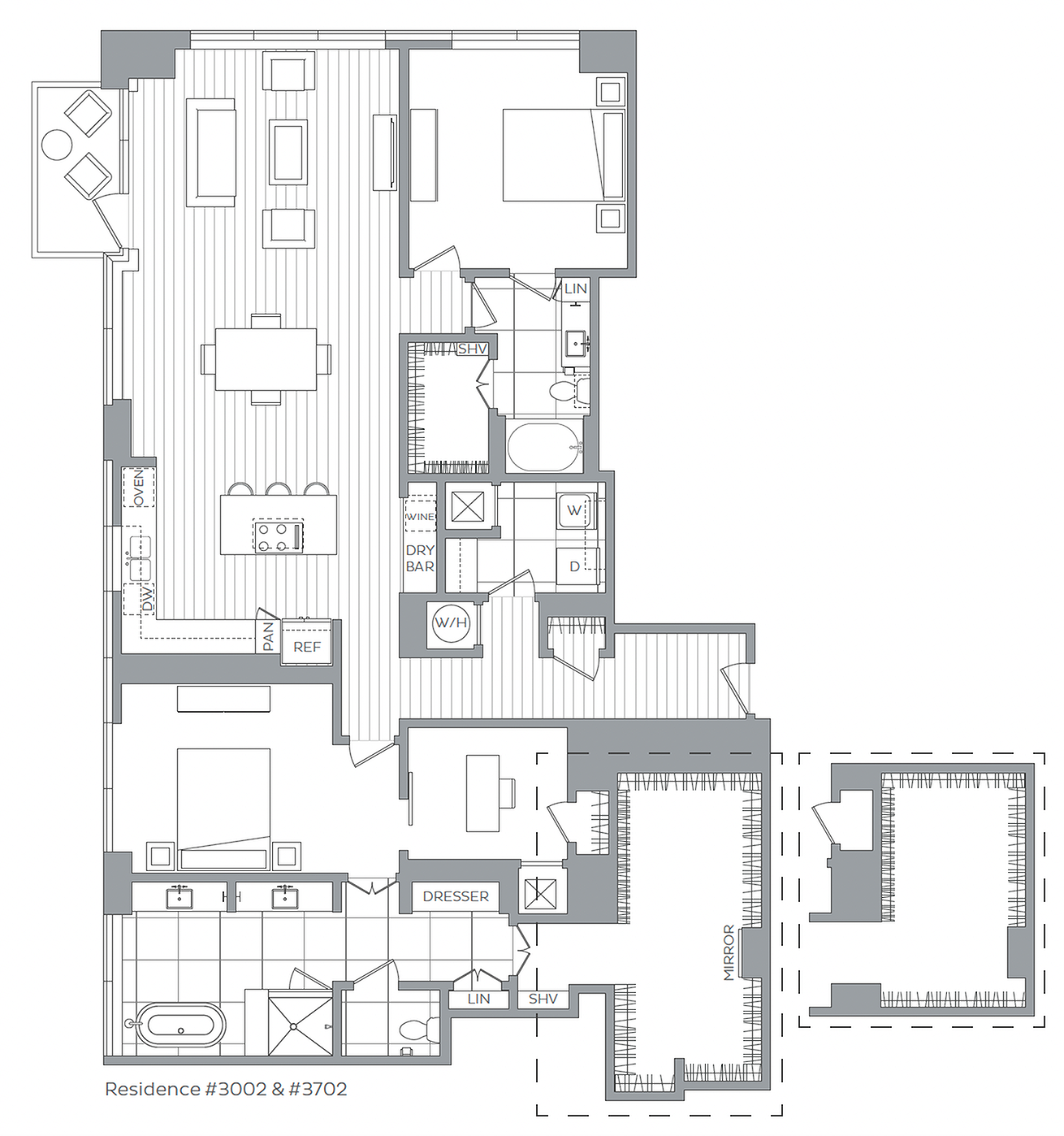 Floor Plans | Hanover Republic Square | Luxury Austin Apartments