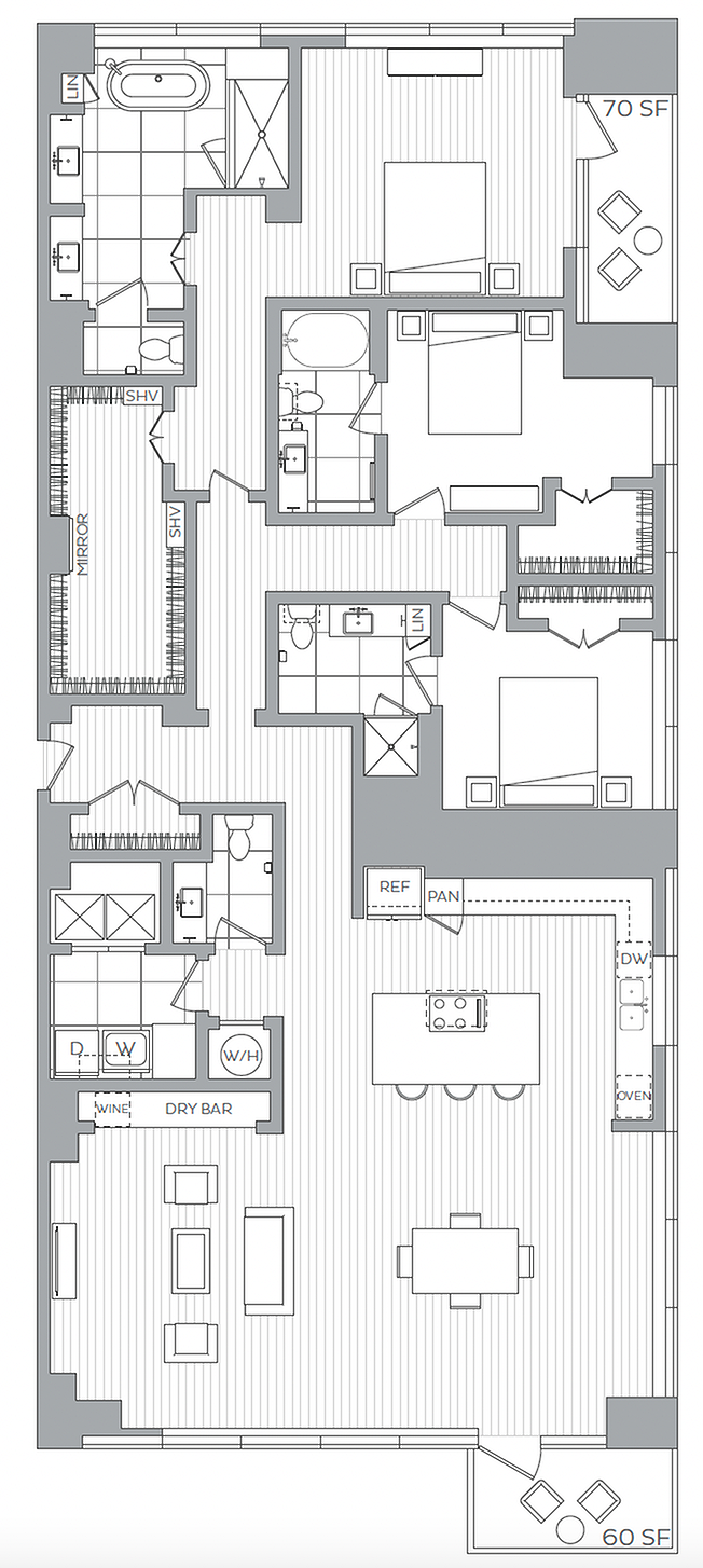 Floor Plans | Hanover Republic Square | Luxury Austin Apartments
