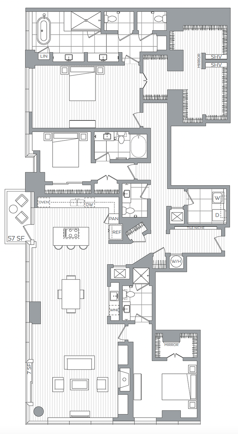 Floor Plans | Hanover Republic Square | Luxury Austin Apartments