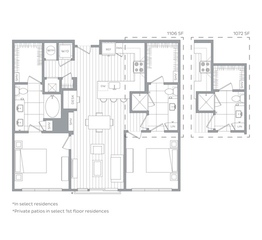 Ga | 2 Bed Apartment | Hanover Colony Place