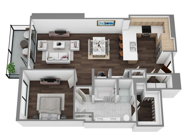 Studio - 3 Bed Apartments in Midtown Atlanta | Floor Plans