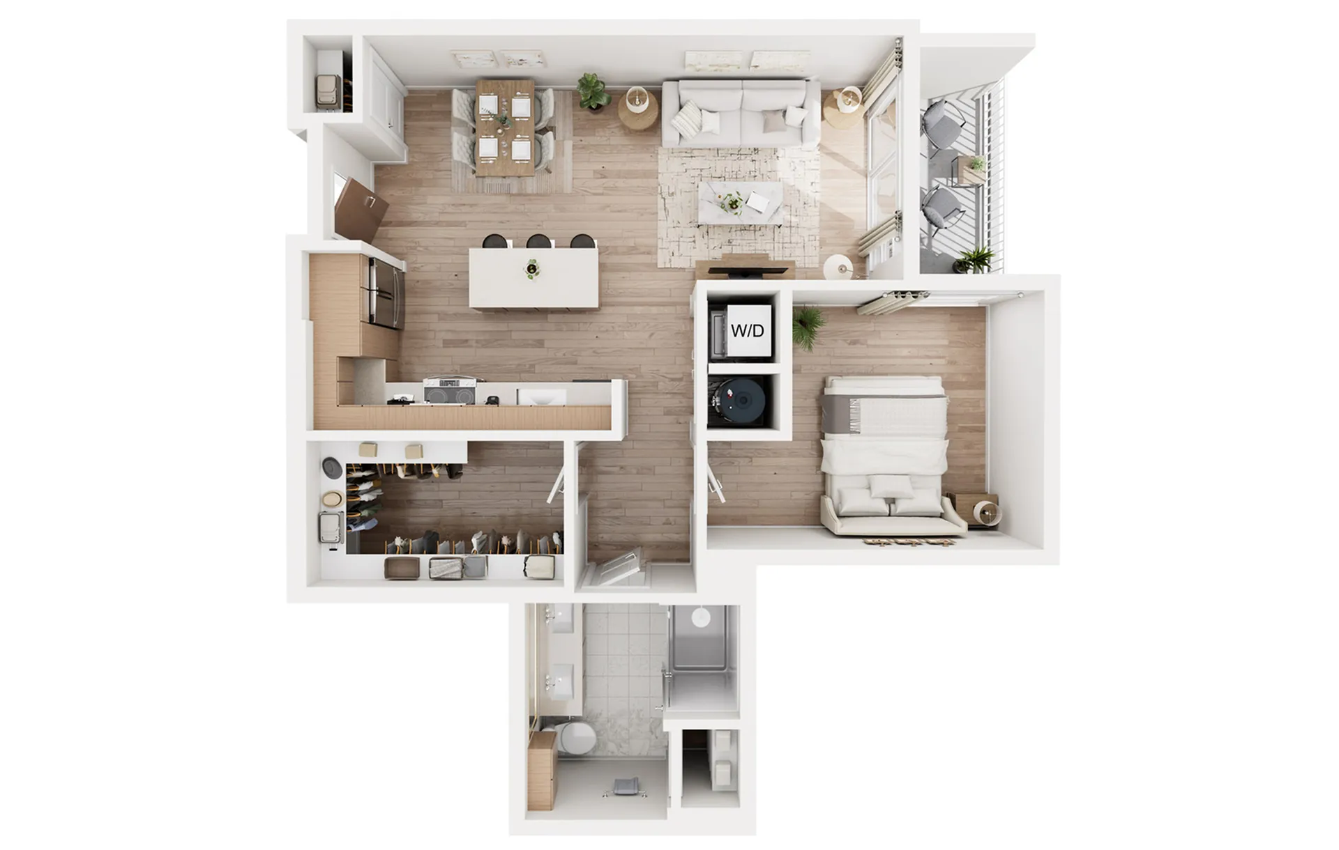 Studio - 3 Bedroom Apartments in Everett | Hanover Everett