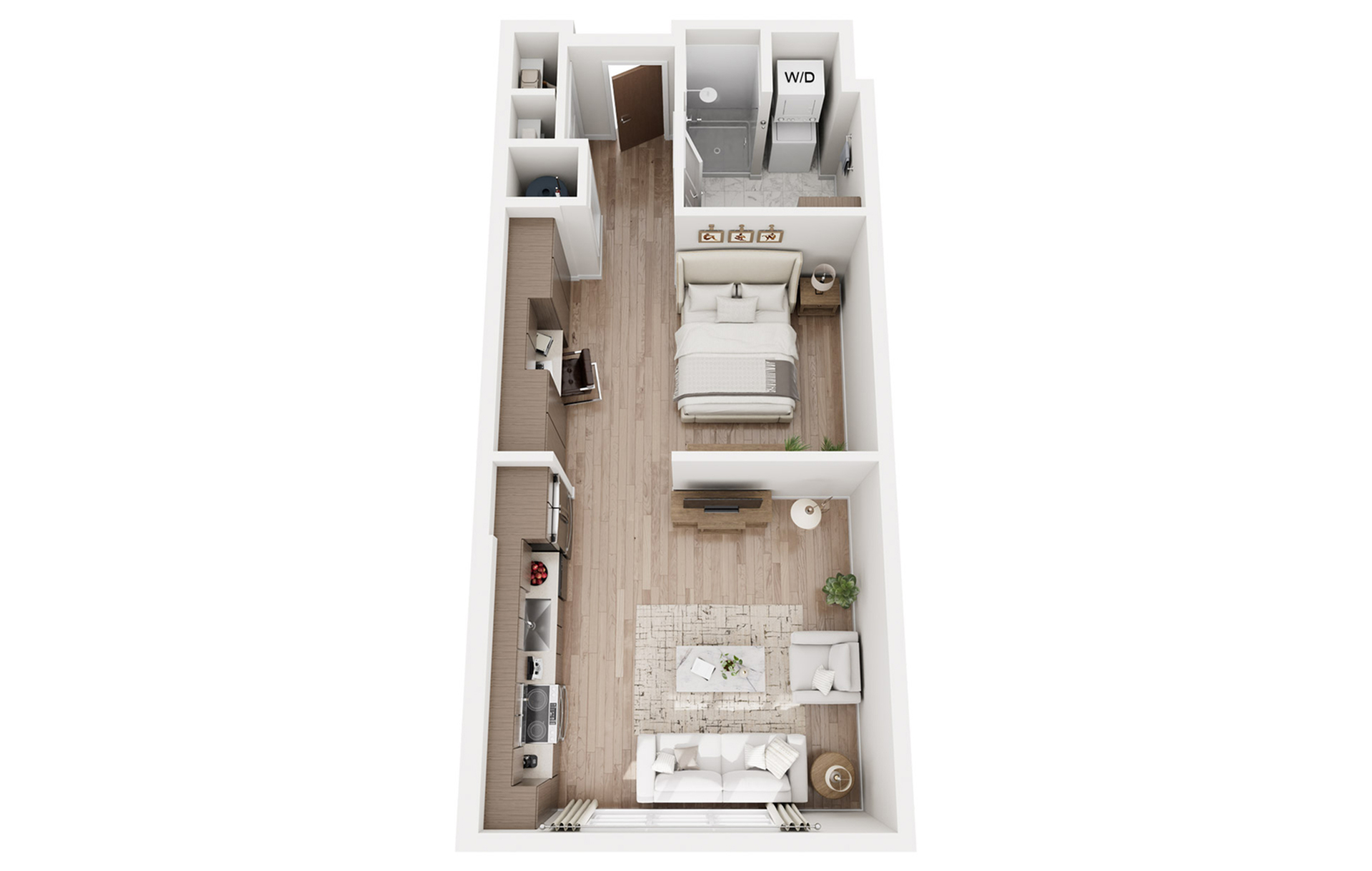 Studio - 3 Bedroom Apartments in Everett | Hanover Everett