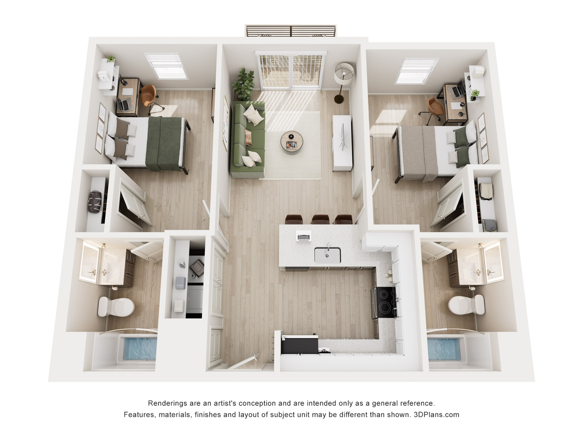 B0 | 2 Bed Apartment | Vibe