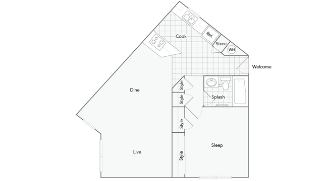 Mabury | 1 Bed Apartment | ReNew Twenty50