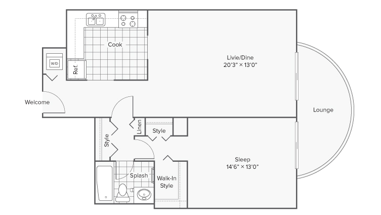 Seven 46 | 1 Bed Apartment | ReNew Wheaton Center