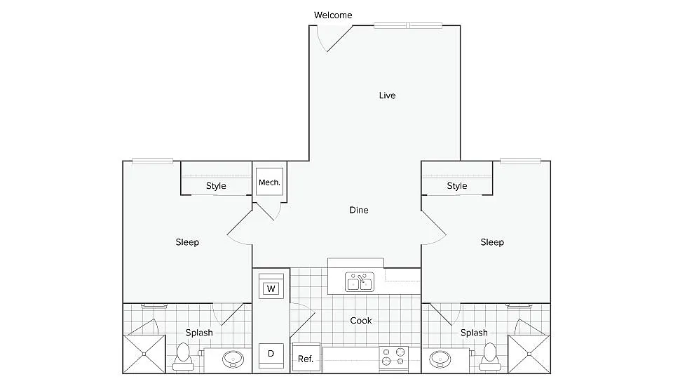 The Redbird Corner Renovated | 2 Bed Apartment | The Social Normal