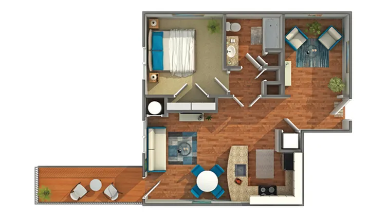1 & 2-Bed Luxury Apartments in Eagleville | Arrive Valley Forge ...